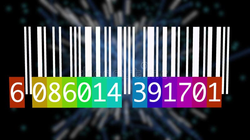 Tracking Bar Code Identification Sticker Label Barcodes Number Motion ...