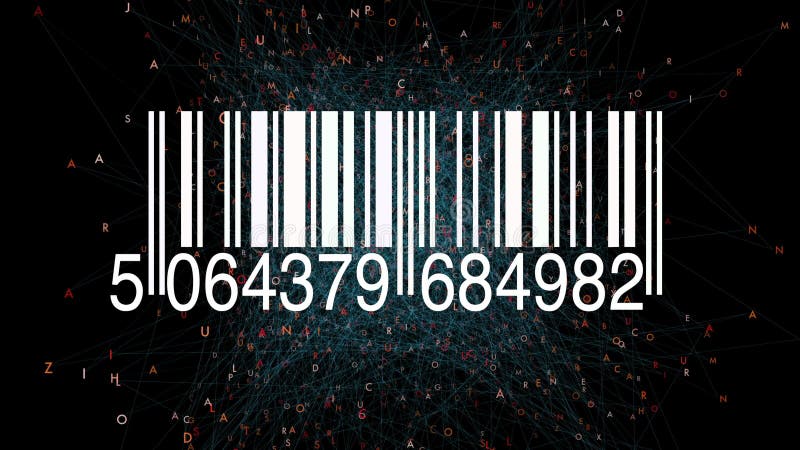 Tracking Bar Code Identification Sticker Label Barcodes Number Motion ...