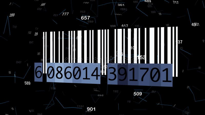 Tracking Bar Code Identification Sticker Label Barcodes Number Motion ...