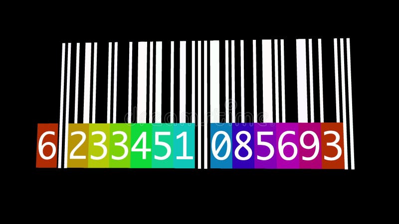 Tracking Bar Code Identification Sticker Label Barcodes Number Motion ...