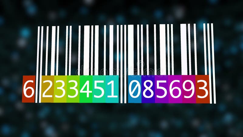Tracking Bar Code Identification Sticker Label Barcodes Number Motion ...