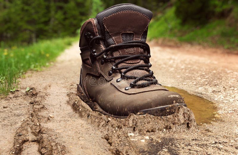 Hiking boot outdoor stock photo. Image of nature, object - 29899130