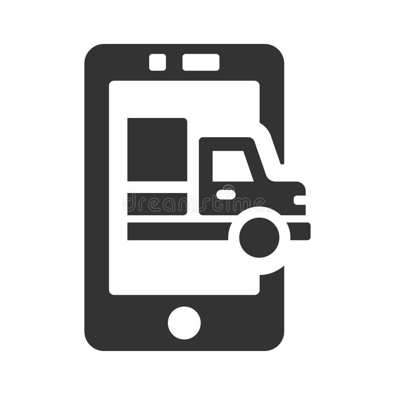 Tracking cargo icon stock vector. Illustration of cargo - 330713431