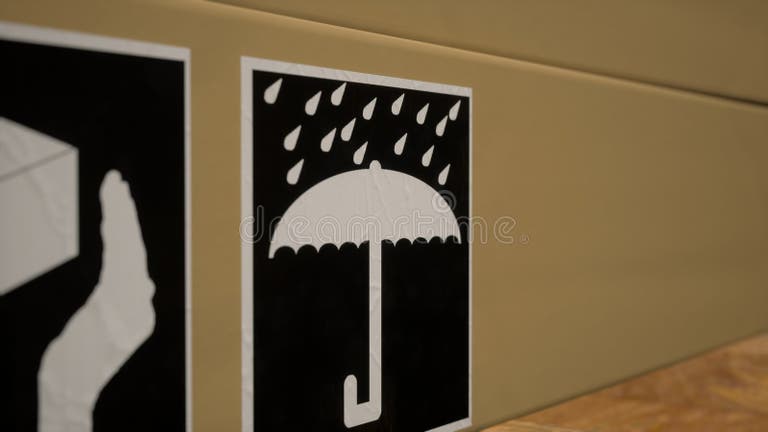 Tracking Codes and Shipment Information Labeled on Container Boxes ...