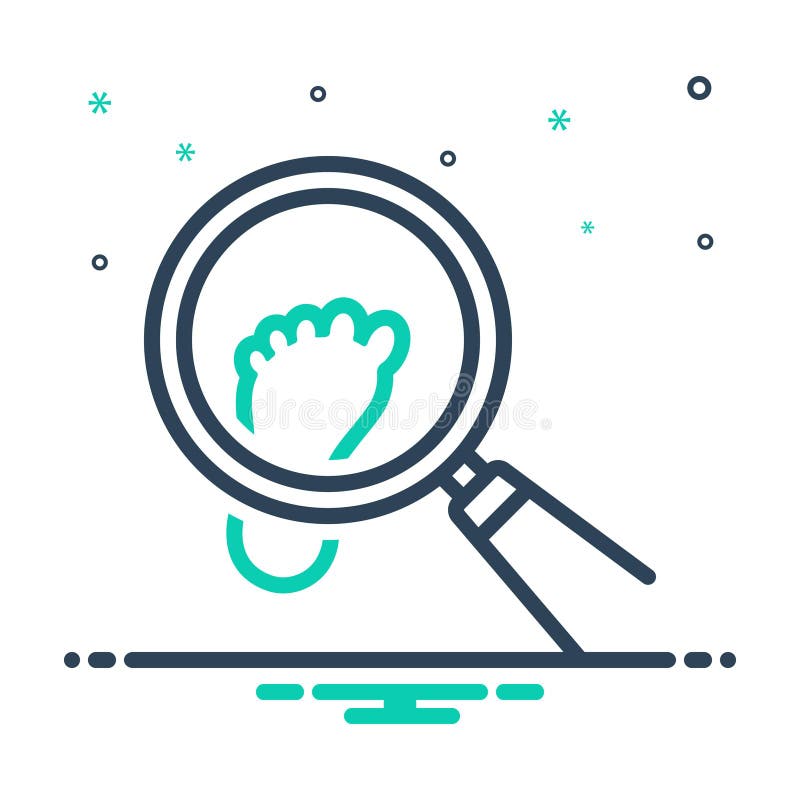 Mix Icon for Tracking, Search and Recognise Stock Vector - Illustration ...