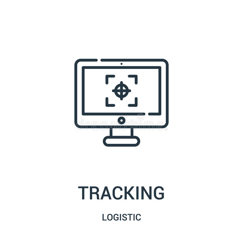 Tracking Icon Vector from Logistic Collection. Thin Line Tracking ...