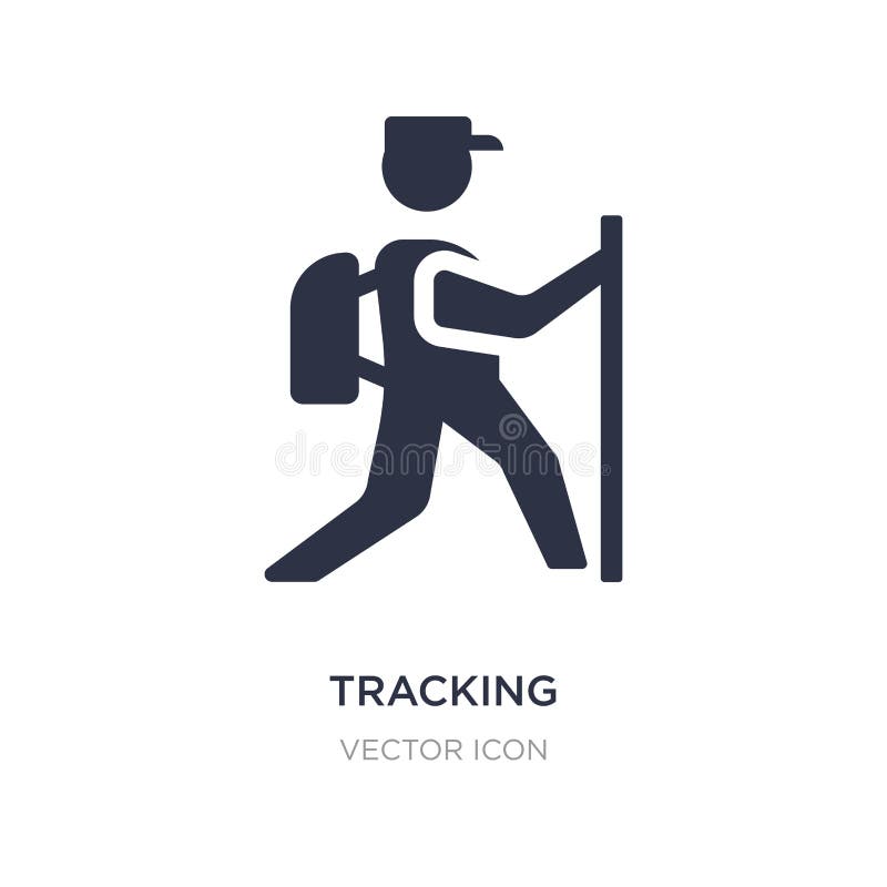 Tracking Icon On White Background. Simple Element Illustration From UI ...