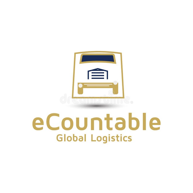 Tracking Logistics Logo Design Idea Stock Vector - Illustration of ...