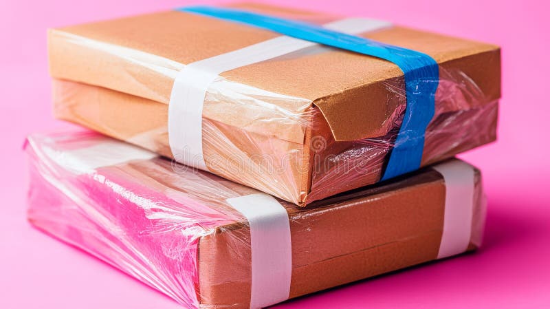 Tracking Packages Online with Attractive Packaging: a Guide Stock Image ...