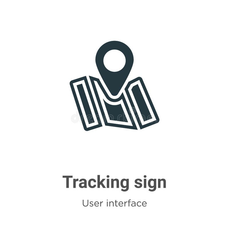 Tracking Icon Vector Male User Person Profile Avatar With Location Map ...