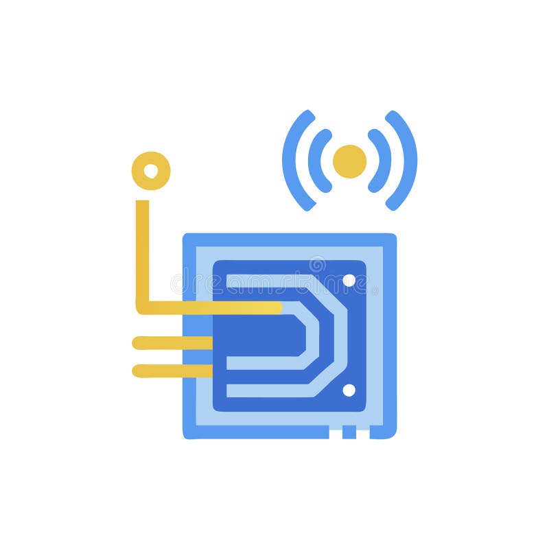Tracking Technology RFID Icon Design Stock Image - Illustration of ...