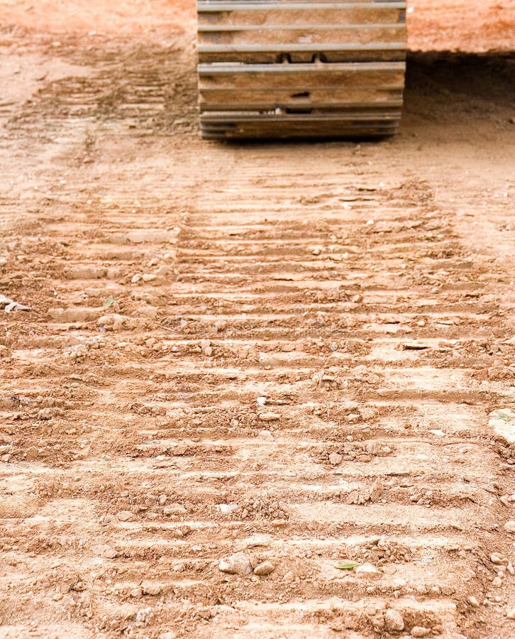 Bulldozer tracks stock photo. Image of farming, farm, dozer - 1225002