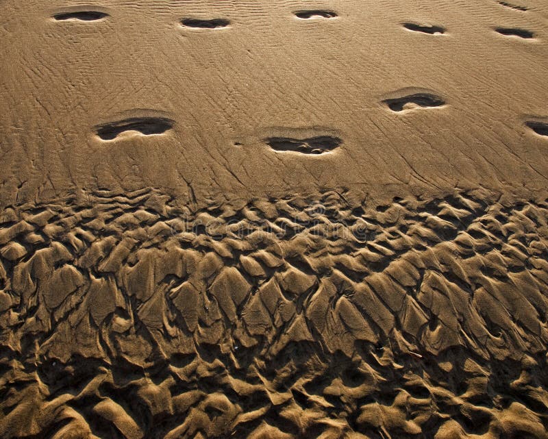 Tracks stock image. Image of ocean, dusk, beach, europe - 57354017