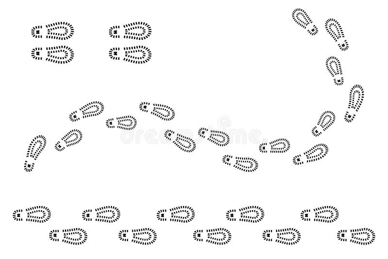 Footprints Perspective Stock Illustrations – 113 Footprints Perspective ...