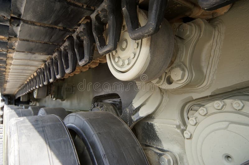 Tracks of the Modern Russian Army Tank Stock Photo - Image of conflict ...