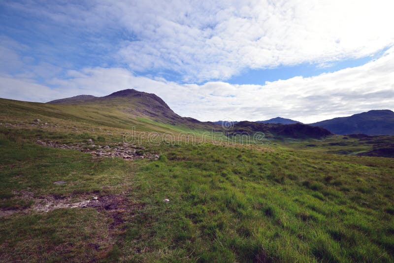 The track to Slight Side stock photo. Image of farmland - 159673430