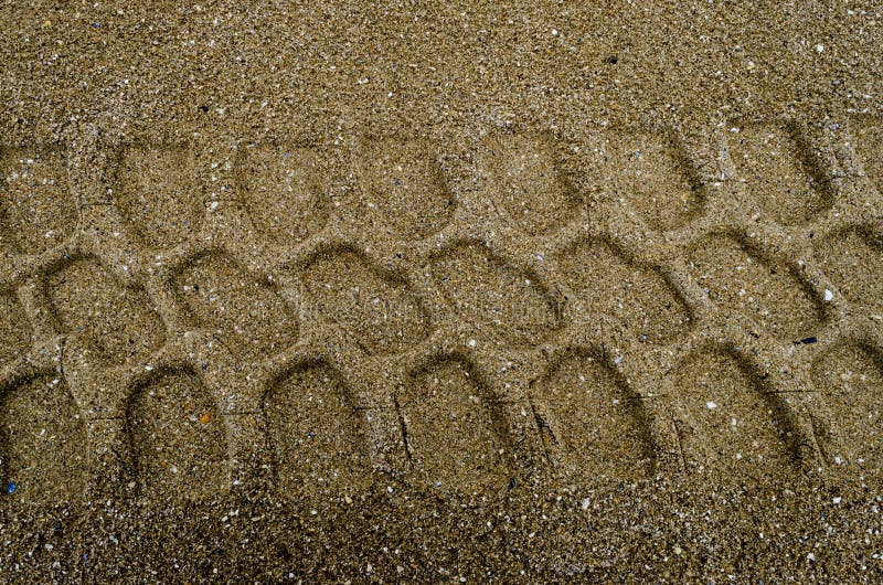 Tracks in the Sand stock photo. Image of tyre, abstract - 52187814