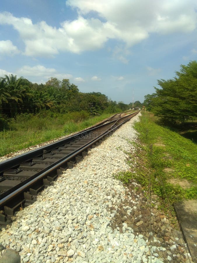 The Tracks are Used in the Running of the Train. To Pick Up Passengers ...
