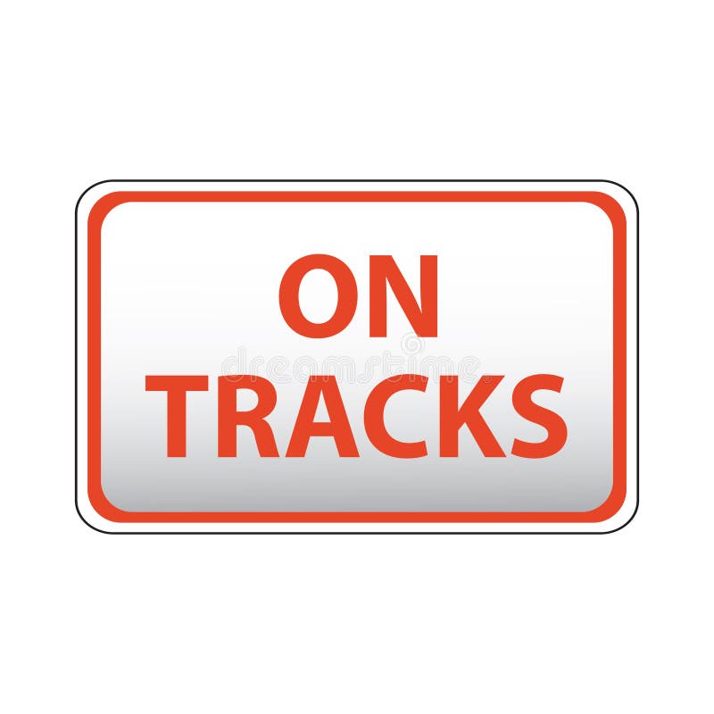 Tracks Signage Stock Illustrations – 39 Tracks Signage Stock ...