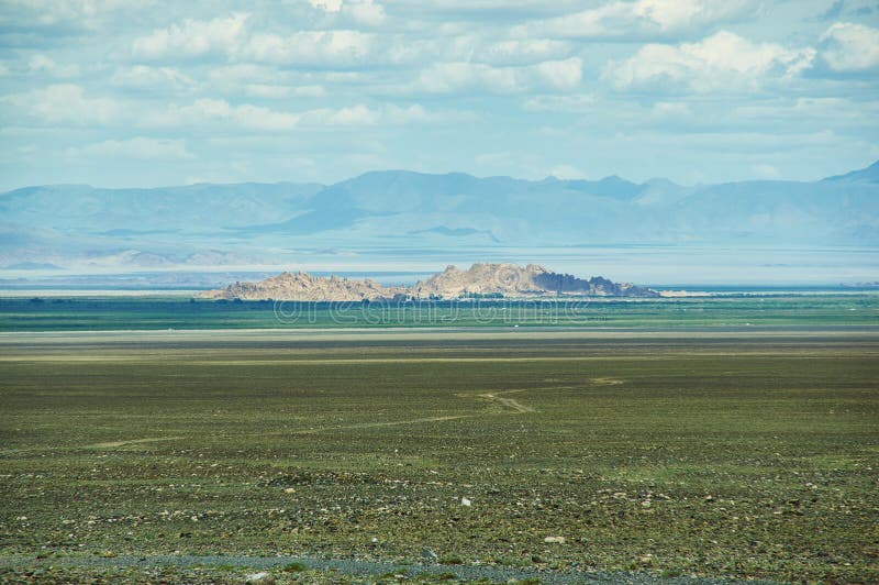 Tract Ulyastayn-Khudo stock image. Image of panoramic - 152728345