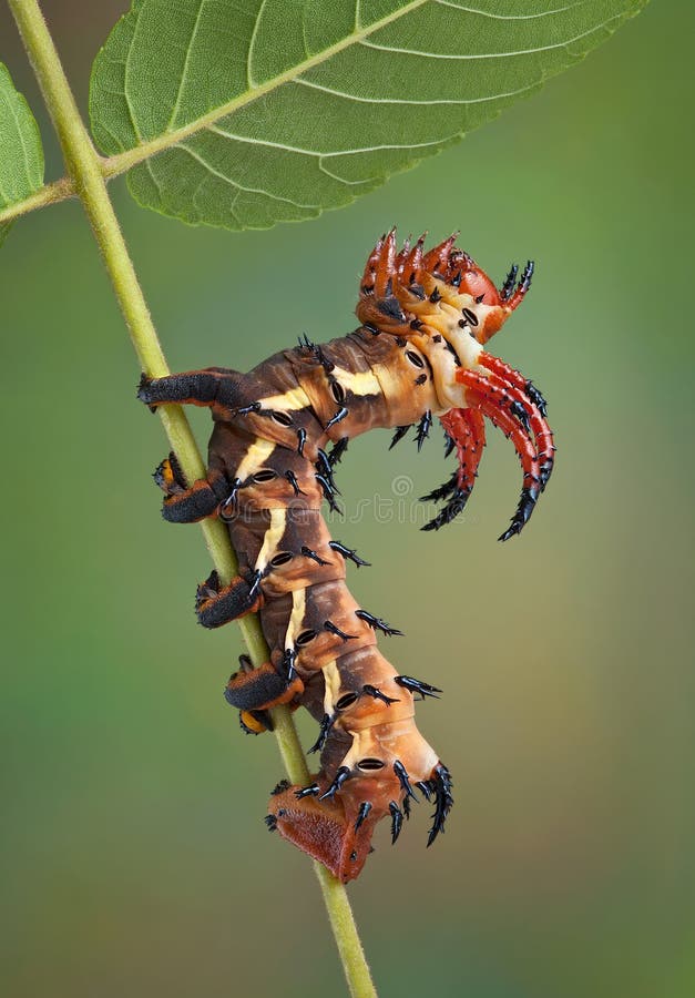Vert - Tracteur à Chenilles Jaune De Swallowtail Image stock - Image du ...