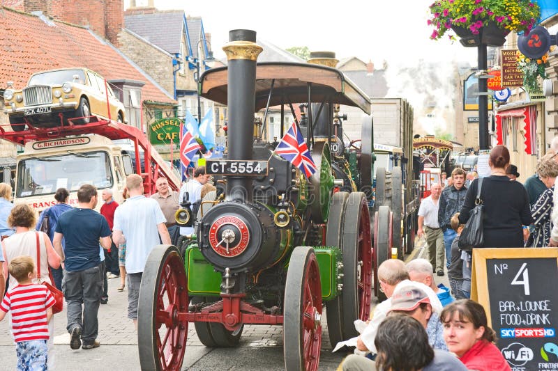 Traction Engine at the Pickering Rally. Editorial Image - Image of ...