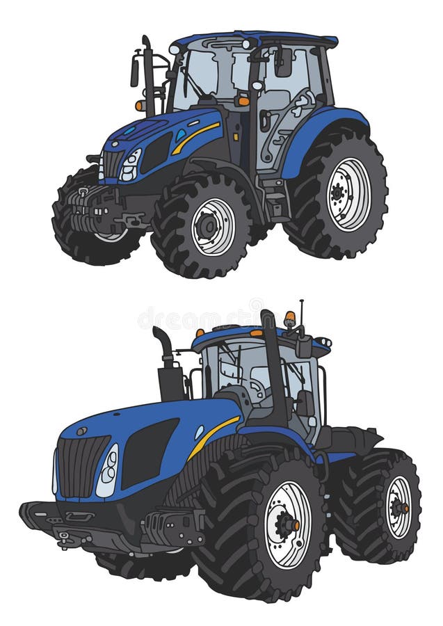 Farm Tractors Stock Illustrations – 2,845 Farm Tractors Stock ...