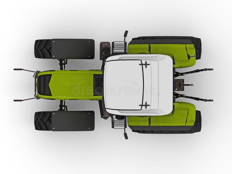 Tractor stock de ilustración. Ilustración de agricultura - 31779461