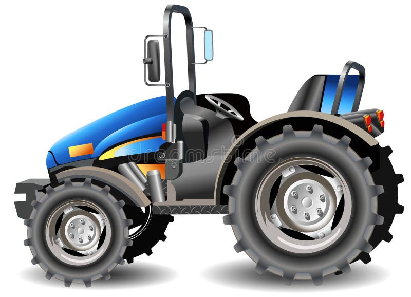 Tractor stock vector. Illustration of engine, agricultural - 31915840