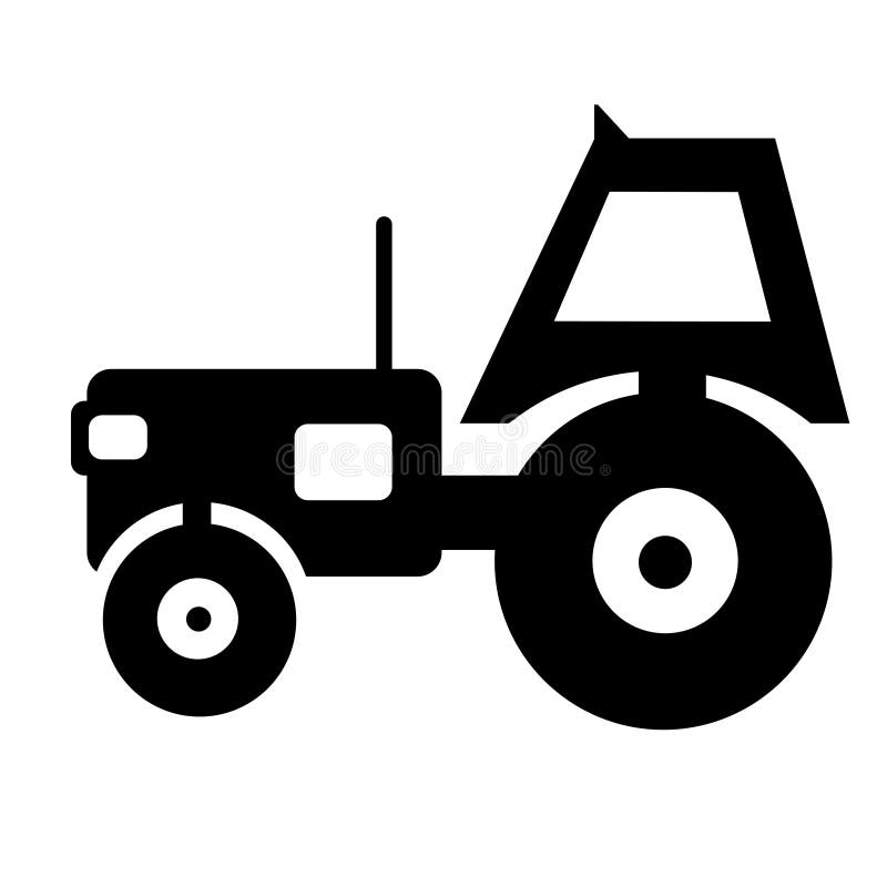 Vintage tractor stock vector. Illustration of vector, equipment - 3147420