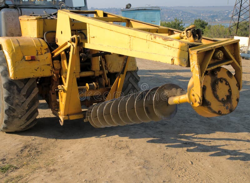 Tractor stock image. Image of machine, mover, large, machinery - 9262027
