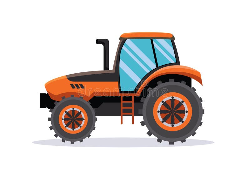 Tractor Car. Farm Concept Vector Illustration Stock Vector ...