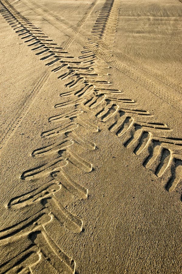 Sand tracks stock image. Image of sports, natural, marks - 5906879
