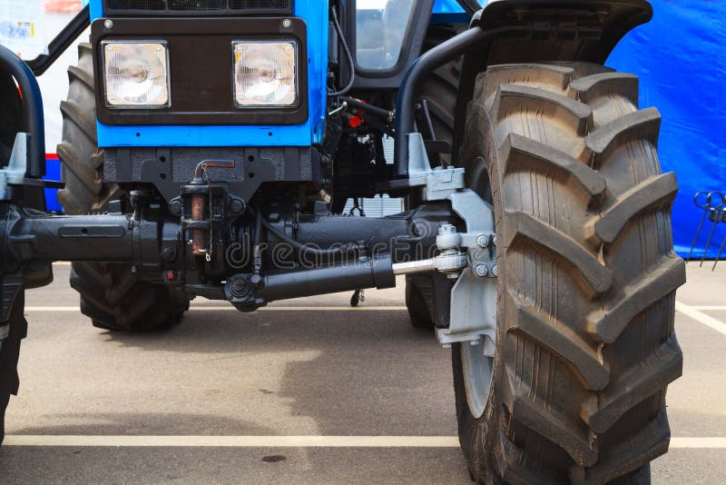 Tractor close-up stock image. Image of large, agriculture - 94409475