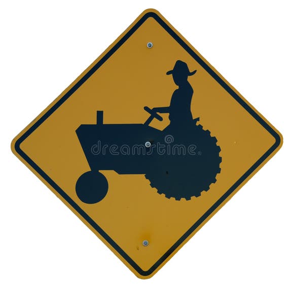 Tractor Crossing stock photo. Image of metal, moving, rural - 534328