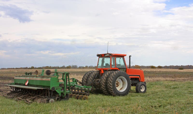 Tractor and Disc stock image. Image of farmland, farming - 11567695