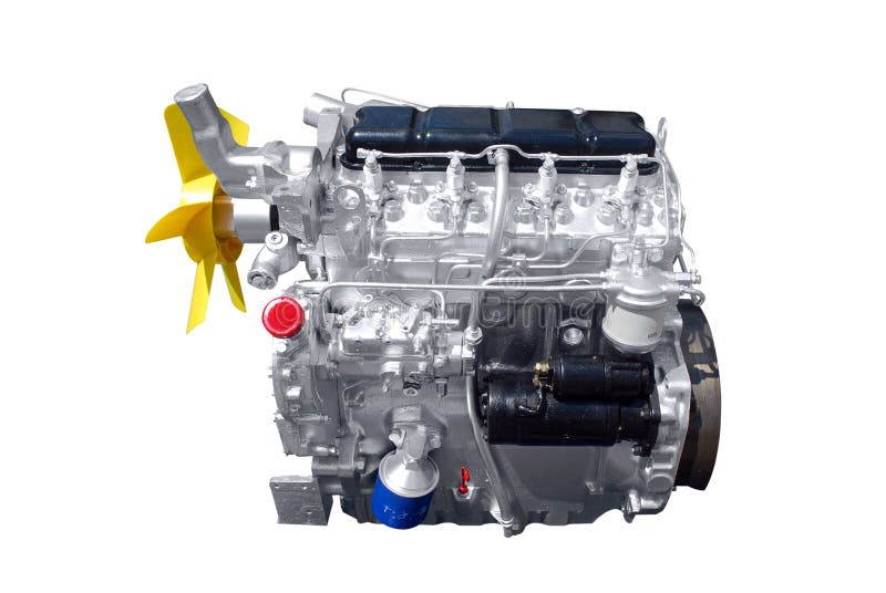 Tractor engine stock image. Image of component, stroke - 6129835