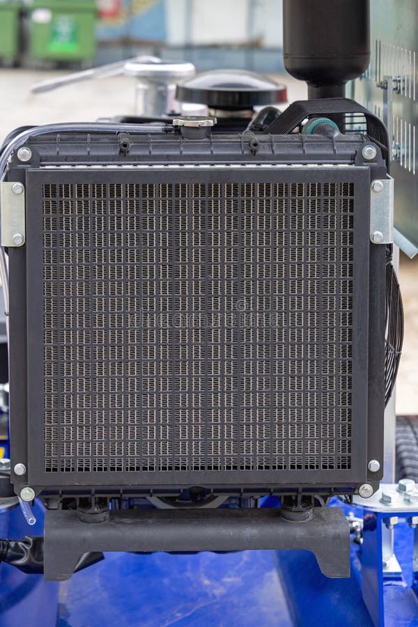 Tractor Engine Radiator stock photo. Image of vehicle - 232195682