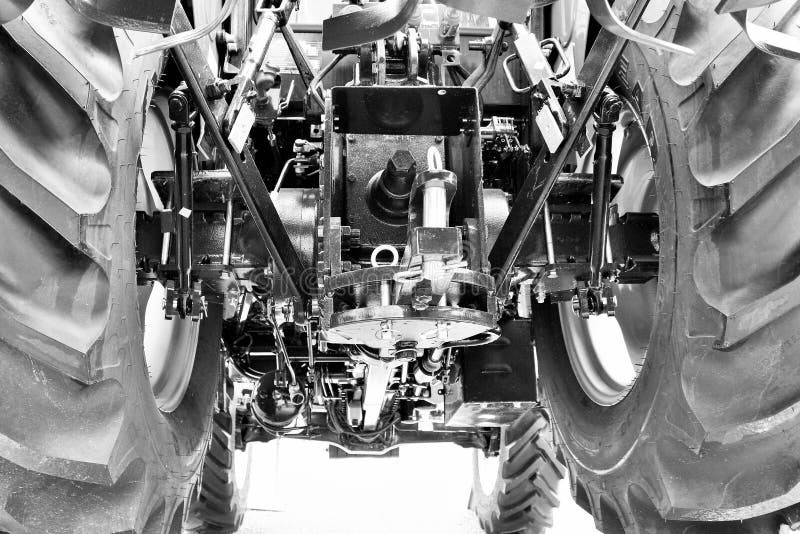 Tractor Engineering Vehicle Stock Photo - Image of isolated, mining ...