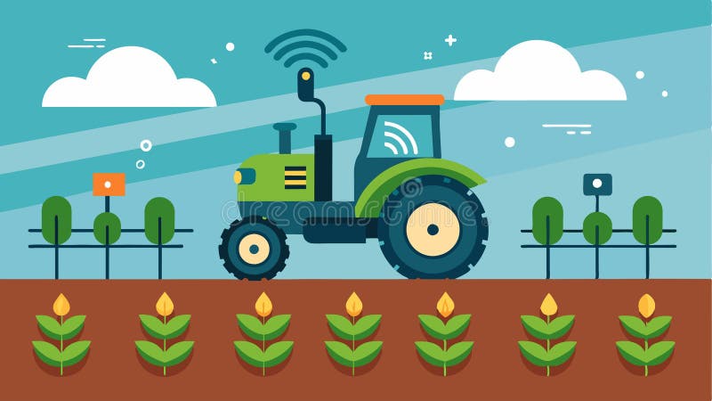 A Tractor Equipped with AI Technology Automatically Adjusting Seed ...