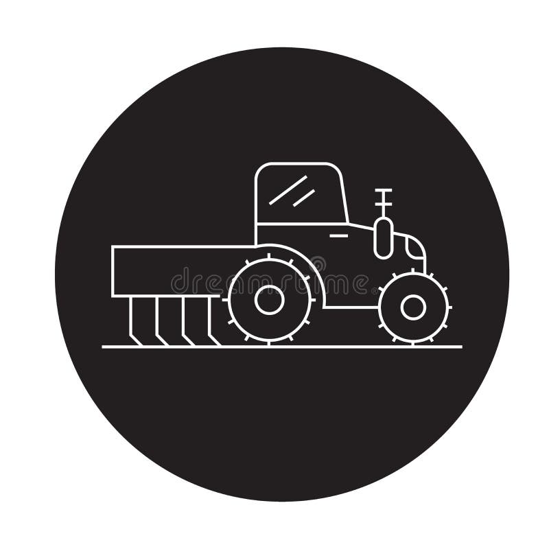 Tractor Fertilizer Vector Line Icon, Linear Concept, Outline Sign ... Tractor Fertilizer Vector Line Icon, Linear Concept, Outline Sign ...