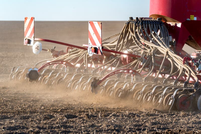Tractor field works stock photo. Image of farming, machine - 77745204