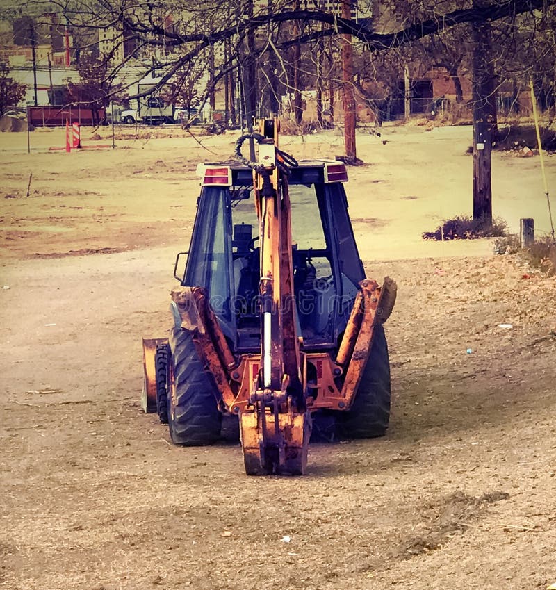 Tractor front loader stock photo. Image of work, front - 83568894