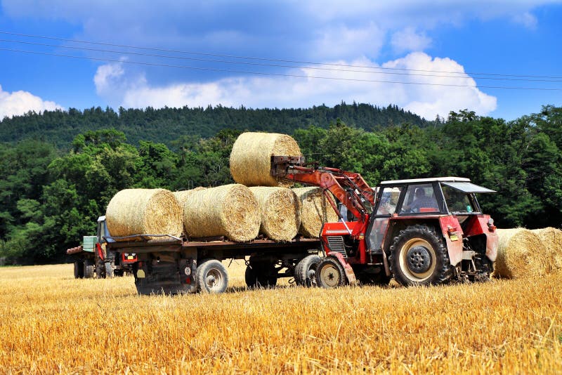 Tractor harvest stock photo. Image of farmer, machine - 28979148