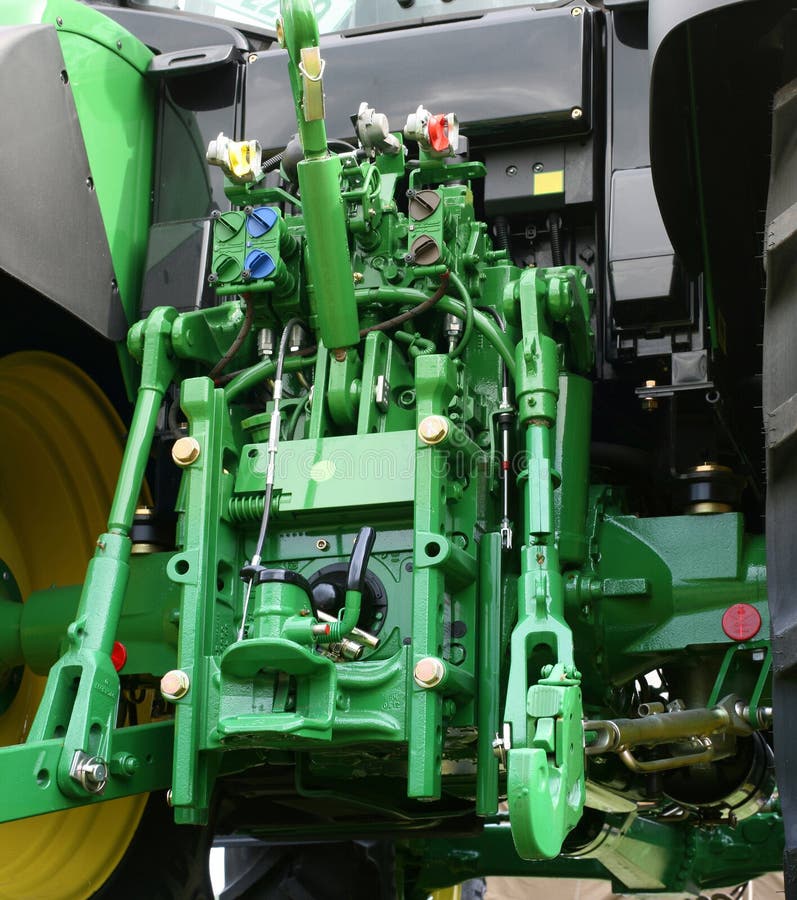 Tractor hydraulics stock photo. Image of rural, hook - 31404798