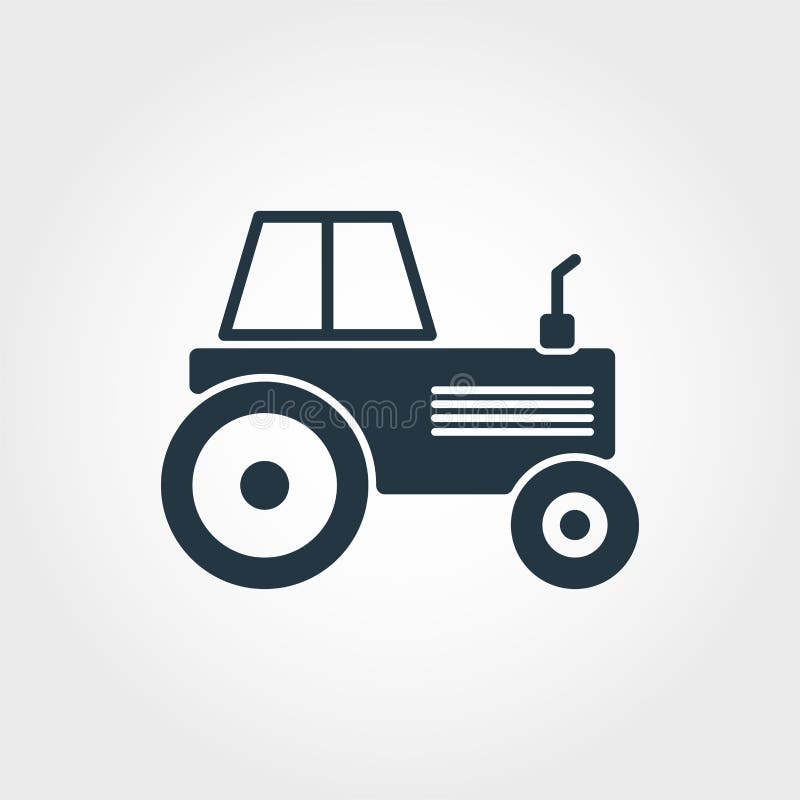Tractor Icon. Simple Element Illustration. Tractor Pixel Perfect Icon ...