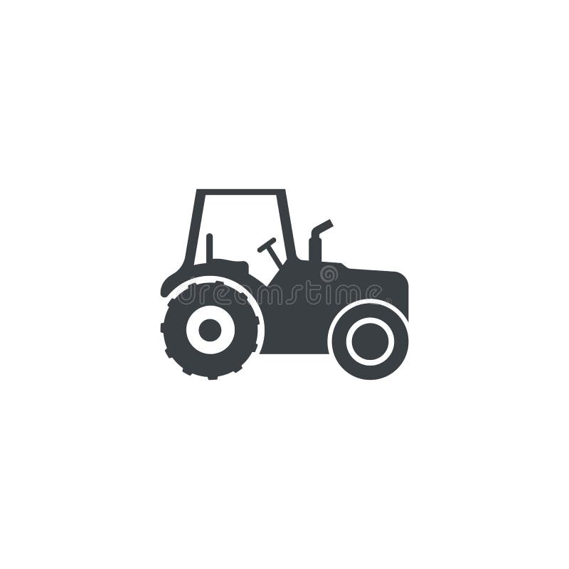 Map Marker with Tractor Symbol Stock Vector - Illustration of icon ...