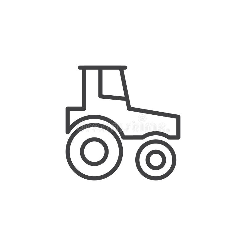 Tractor line icon stock vector. Illustration of flat - 108425750 Tractor line icon stock vector. Illustration of flat - 108425750