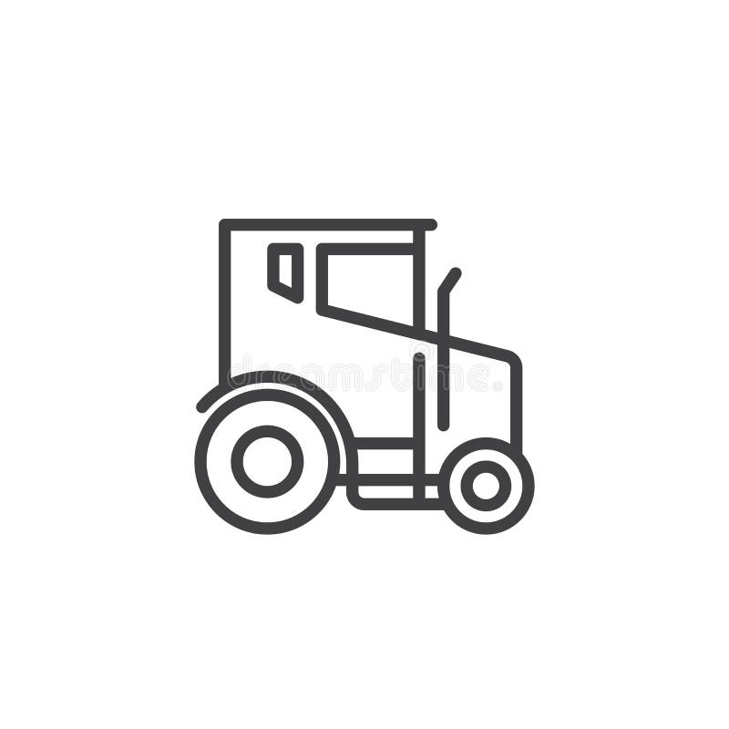 Tractor line icon stock vector. Illustration of icon - 99812467 Tractor line icon stock vector. Illustration of icon - 99812467