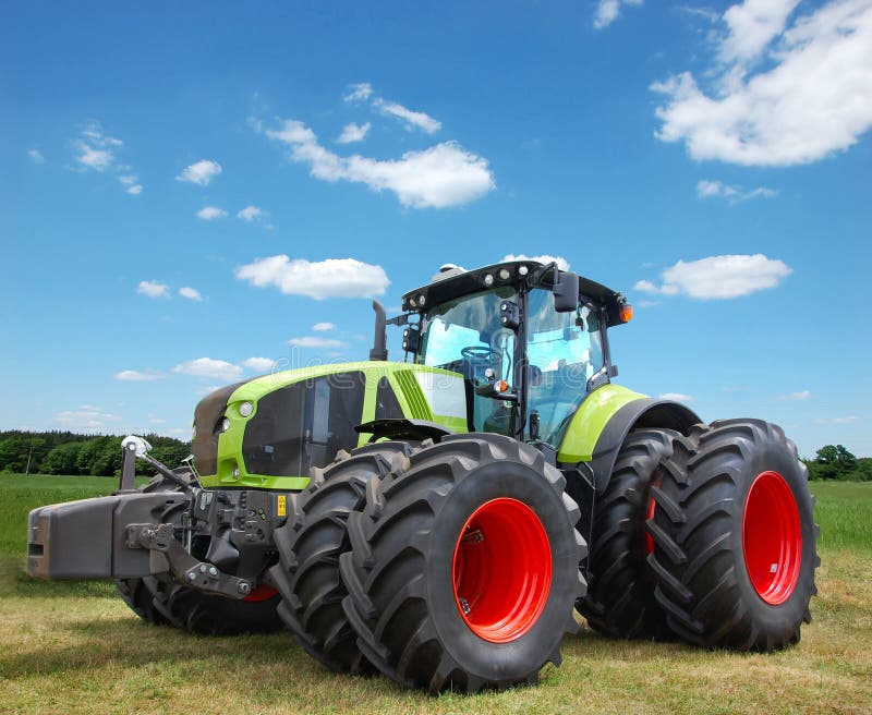 Tractor stock photo. Image of clouds, farming, grow, dust - 14794738